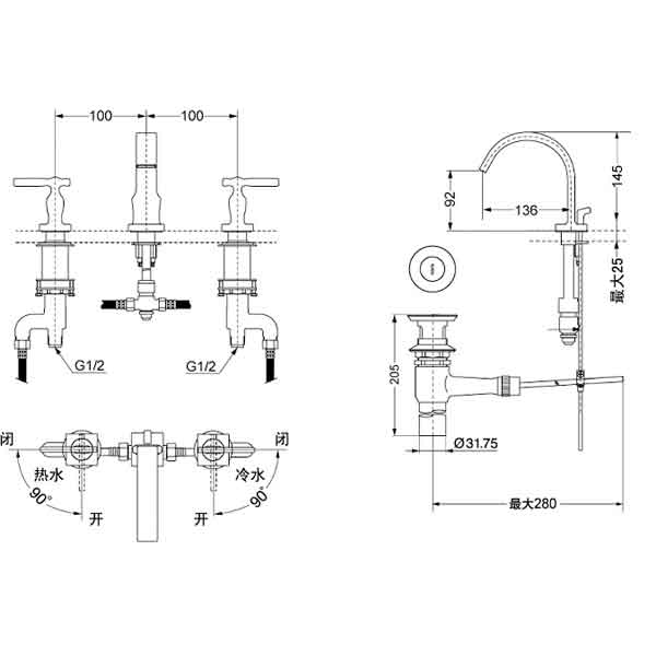 Vòi chậu rửa mặt TOTO DL218#PG - Kidohomes